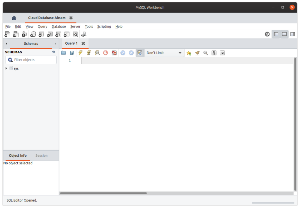 Como Acessar Banco de dados usando o Workbench - Absam Blog